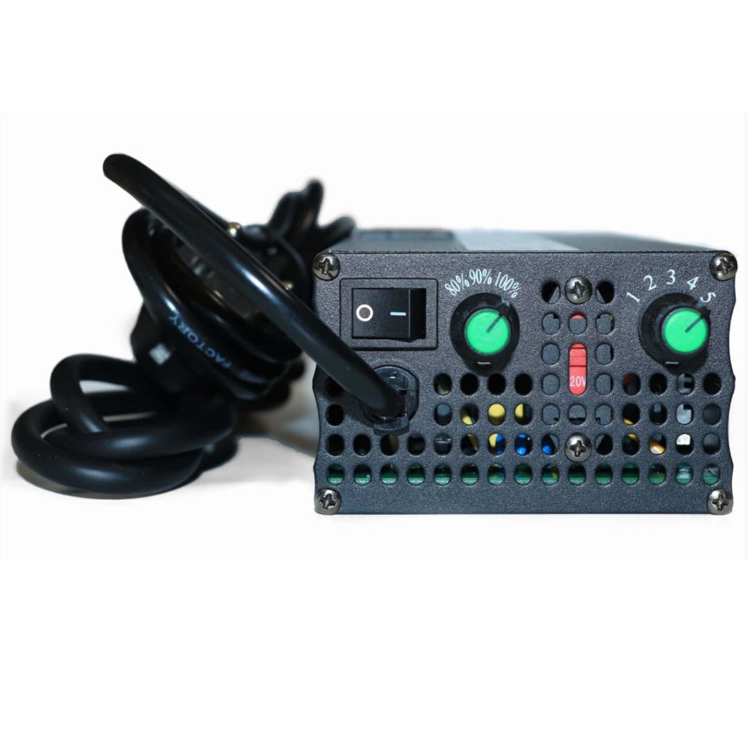 V-sett-fast-charger - 52v – Freed Electric Scooters